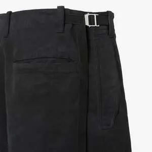 Fendi Regular-fit Cotton Cargo Trousers With Doppio Punto Embroidery