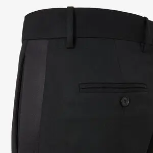 Fendi Tailored Wool Tuxedo Trousers