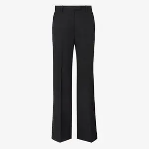 Fendi Tailored Wool Tuxedo Trousers - Black