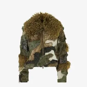 Fendi Shearling And Swakara Blouson