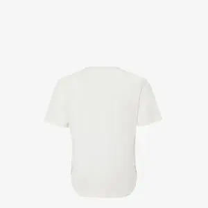 Fendi Short-sleeved V-neck T-shirt With Ti Amo Graphics