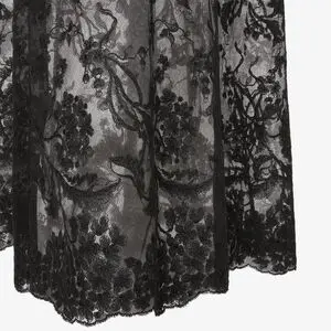 Fendi Peonia Lace Midi Skirt