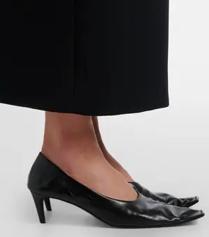 Khaite Marlene Leather Pumps