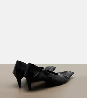 Khaite Marlene Leather Pumps