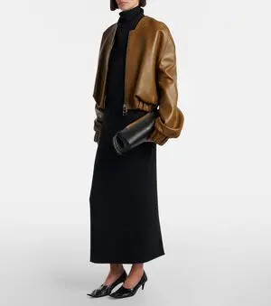 Khaite Marlene Leather Pumps