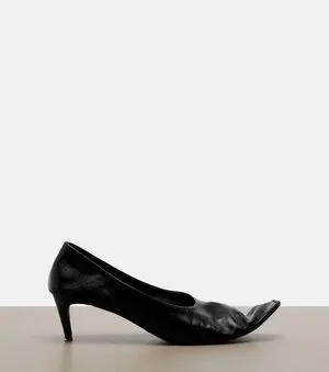 Khaite Marlene Leather Pumps