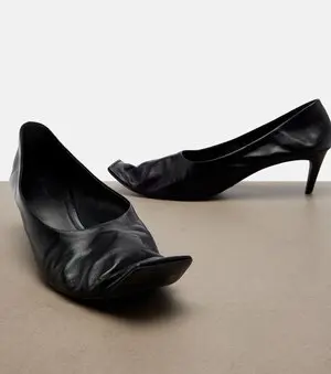 Khaite Marlene Leather Pumps