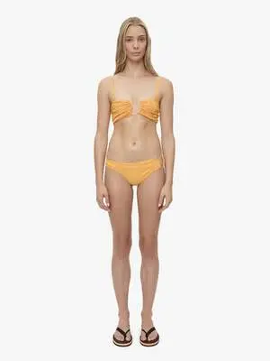 Christopher Esber Ruched Crescent Bandeau Top - Valencia