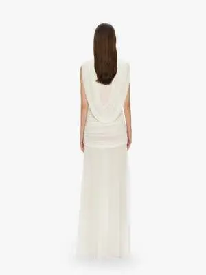 Christopher Esber Ripple Drape Gown - White