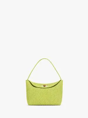 Christopher Esber Turnlock Raffia Mini Bag - Verde