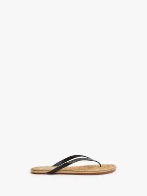 Christopher Esber CHRISTOPHER ESBER Palma Flip Flop Black Natural
