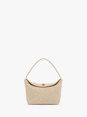 Christopher Esber Turnlock Raffia Mini Bag - Natural