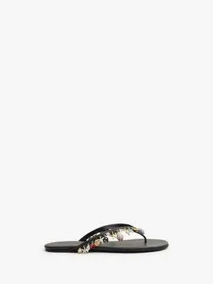 Christopher Esber Memento Charm Flip Flop - Black