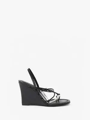 Christopher Esber Molten Wedge Sandals - Black