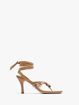 Christopher Esber Memento Charm Flip Flop Heel - Amber