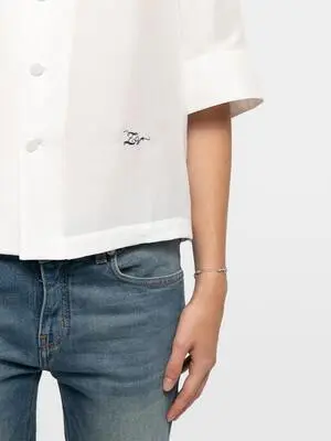 Zadig&Voltaire Telmy Silk Shirt With Bow Detail Cuffs