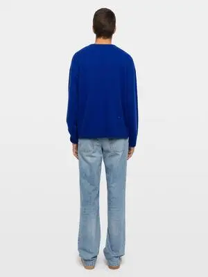 Zadig&Voltaire Oversized Cashmere Crew Neck Sweater - Bleu Pellat