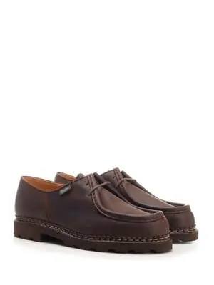 Paraboot Michael Nubuck Derby Shoes - Brown