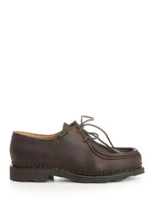 Paraboot Michael Lace-up Nubuck Shoes - Brown