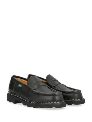 Paraboot Reims Moccasin Loafers - Black