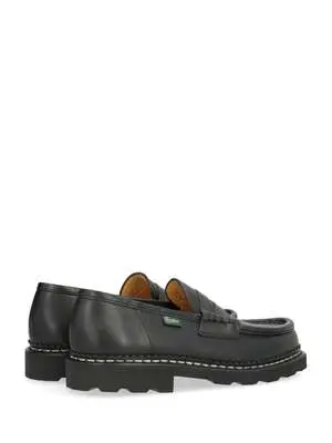 Paraboot Reims Moccasin Loafers - Black