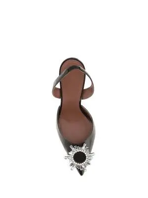 Amina Muaddi Begum Patent Leather Pumps