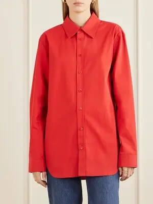 Tibi Easy Cotton-twill Gabardine Shirt