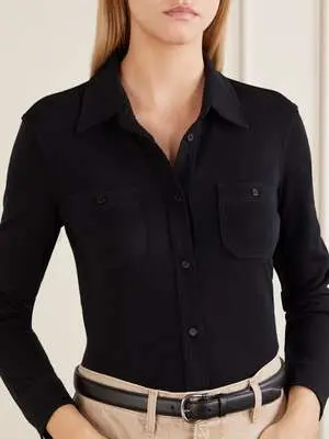 NILI LOTAN Ibra Wool Shirt
