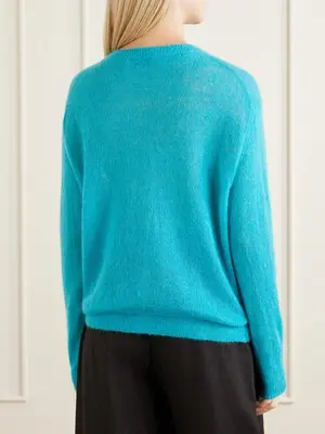 Studio Nicholson Callen Knitted Cardigan - Blue