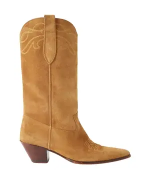 NILI LOTAN Towns Embroidered Suede Knee High Boots