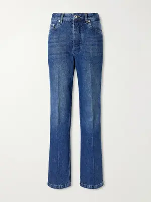 Studio Nicholson Barra Mid-rise Straight-leg Jeans - Blue