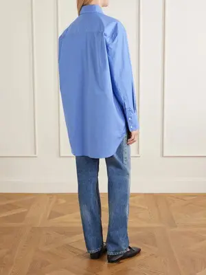 ANINE BING Plaza Cotton Poplin Shirt