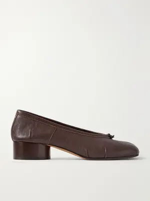 MAISON MARGIELA Tabi Leather Pumps - Brown