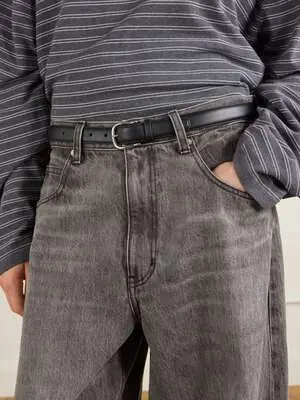 NILI LOTAN Sloane Leather Belt