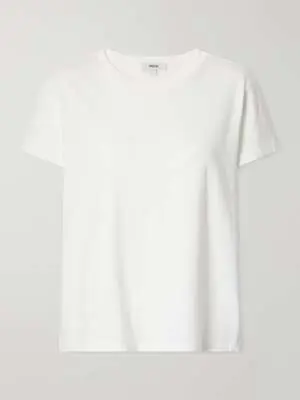 AGOLDE Adine Cotton-jersey T-shirt - White