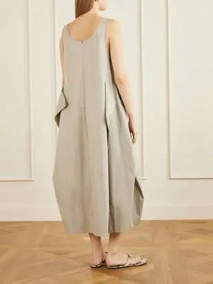 Tibi Cotton-poplin Midi Dress
