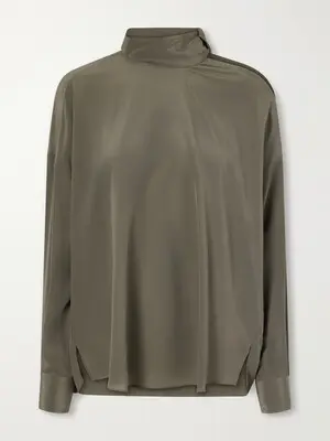 Brunello Cucinelli Draped Blouses