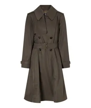 Burberry Pembury Belted Cotton-gabardine Trench Coat - Brown