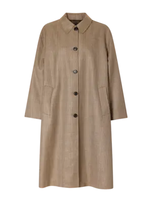 NILI LOTAN Nili Lotan Adrien Wool Trench Coat Brown