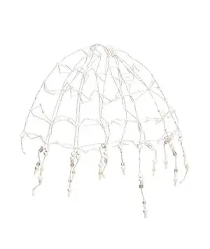 Rabanne Embellished Chainmail Headpiece - Silver