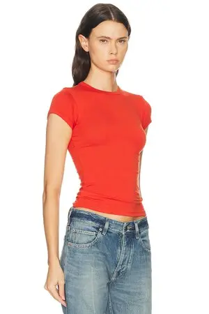 GRLFRND Crew Neck Slim Fit Tee - Chili Pepper