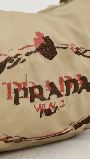 Shopbop Prada Tessuto Stencil Hobo Shoulder Bag