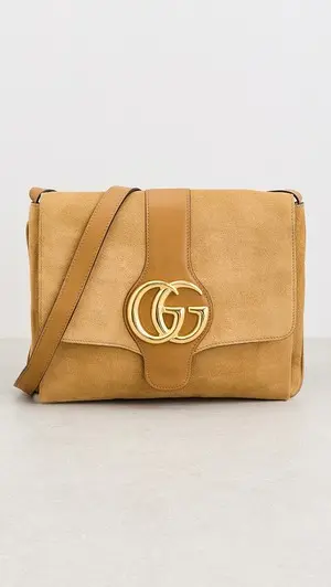 Shopbop Gucci Ali Suede Shoulder Bag - Brown