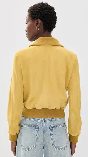 FRAME The Suede Ace Bomber Jacket
