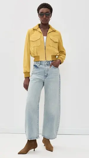FRAME The Suede Ace Bomber Jacket