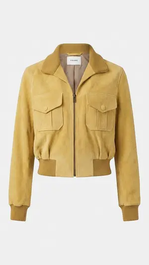 FRAME The Suede Ace Bomber Jacket