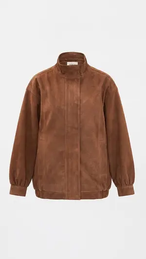 THE GARMENT Geneve Suede Bomber Jacket