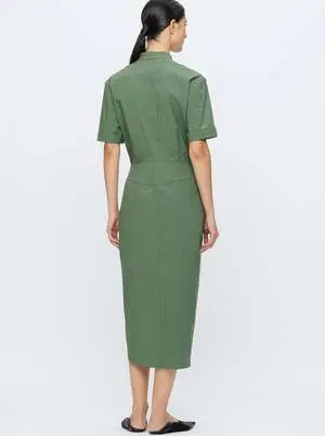 CALLAS MILANO Bali Wrap Shirt Dress
