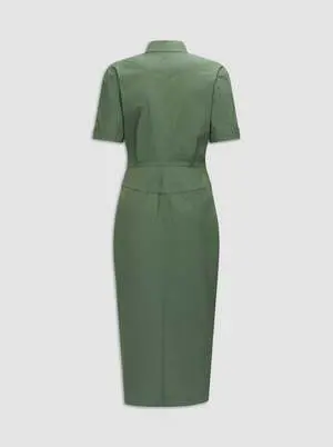 CALLAS MILANO Bali Wrap Shirt Dress