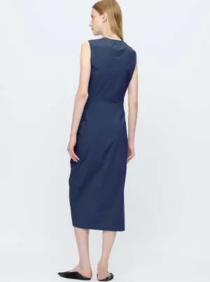 CALLAS MILANO Agnes V-neck Wrap Dress With Ruching